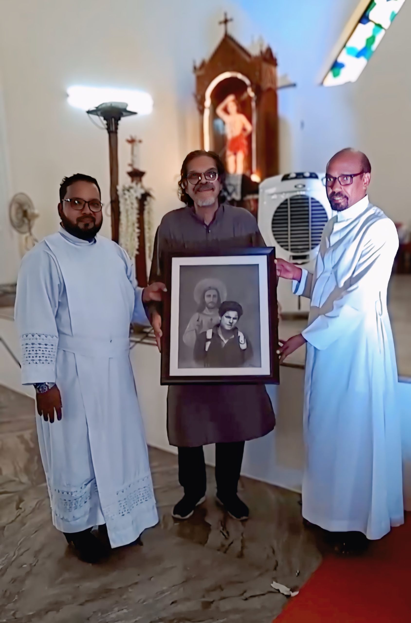 ‘Jesus my Guide’, painting presented to St Sebastian Church, Aquem – St ...